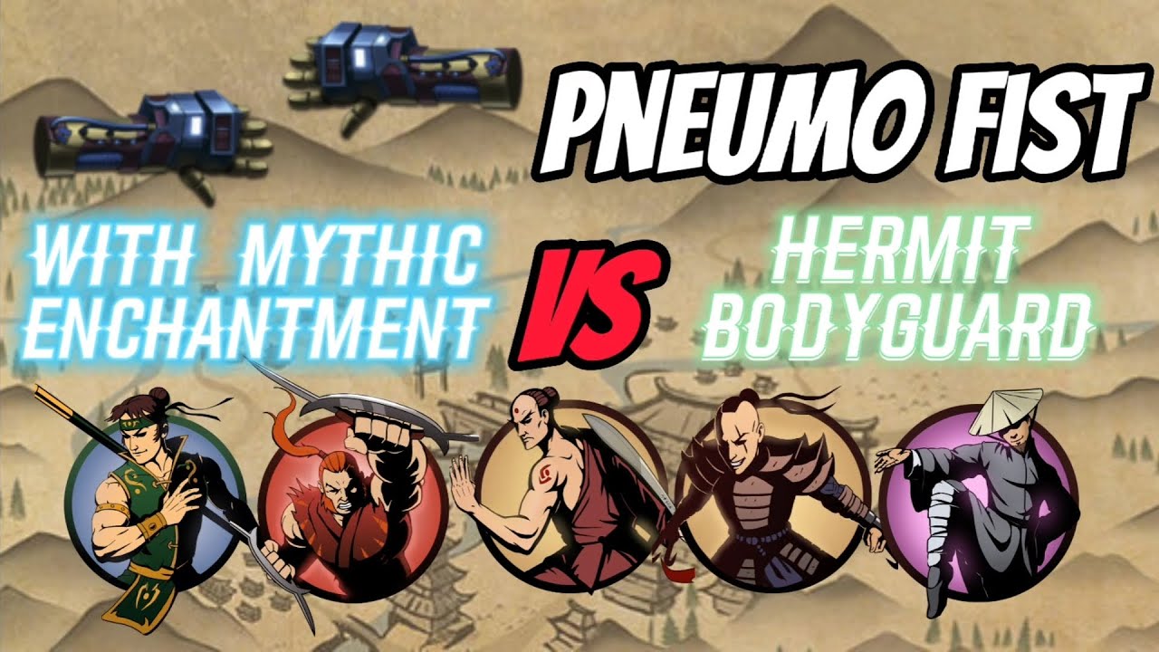 Shadow Fight 2 Pneumo Fist VS Hermit Bodyguards - YouTube