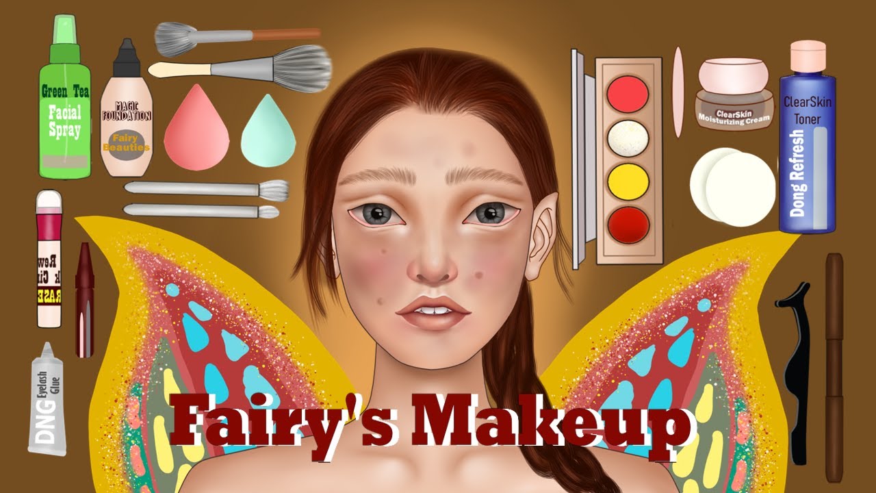 Beautiful FAIRY'S Makeup Animation | Makeup Transformation | Ondong ...