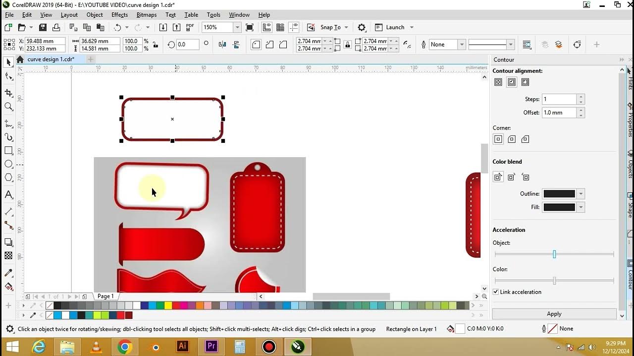 Creative Shape Design Techniques in CorelDRAW | CorelDrawFever Studio ...