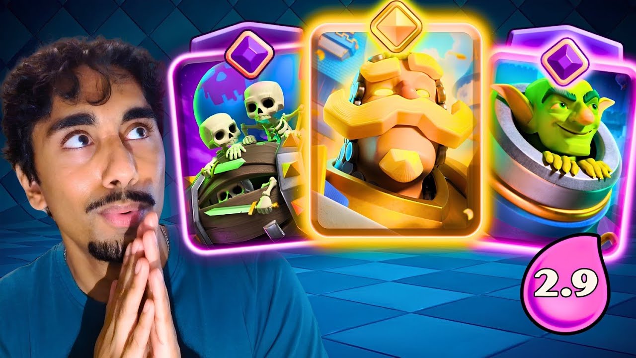the BEST HEROIC KNIGHT DECK in clash royale - YouTube
