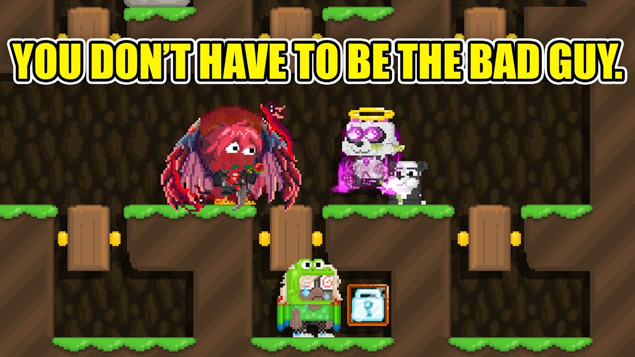 You Don't Have To Be The Bad Guy. | Growtopia Skit | - YouTube