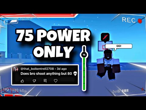 I SHOT 75 POWER ONLY | Roblox Hoopz - YouTube