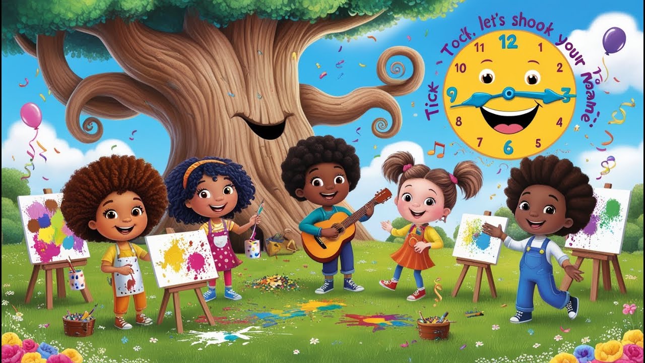 Tick-Tock, It's Playtime | Fun and Engaging Song for Kids#kidsvideos # ...