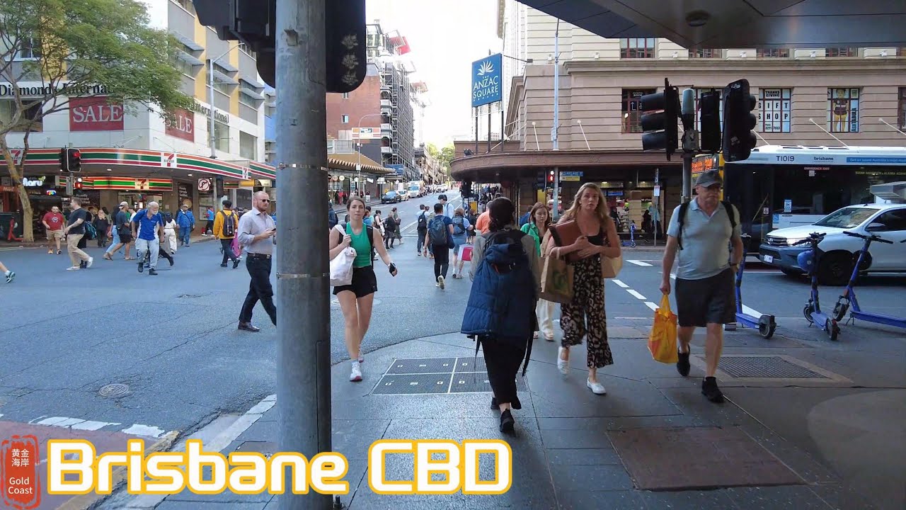 [4k] Explore Brisbane CBD Thursday 19 Oct 2023 | Brisbane| QLD ...