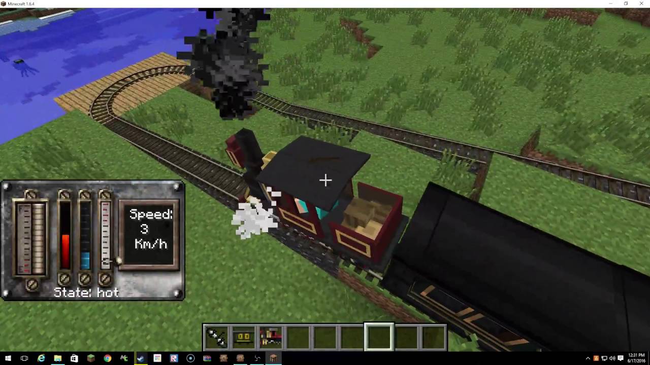 Traincraft Mod Review - YouTube