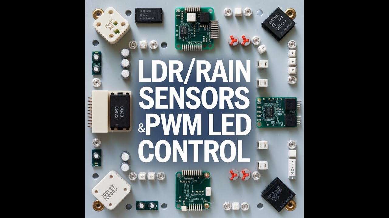 Class 3 LDR AND RAIN SENSOR & PWN LED FADE CONTROL - YouTube