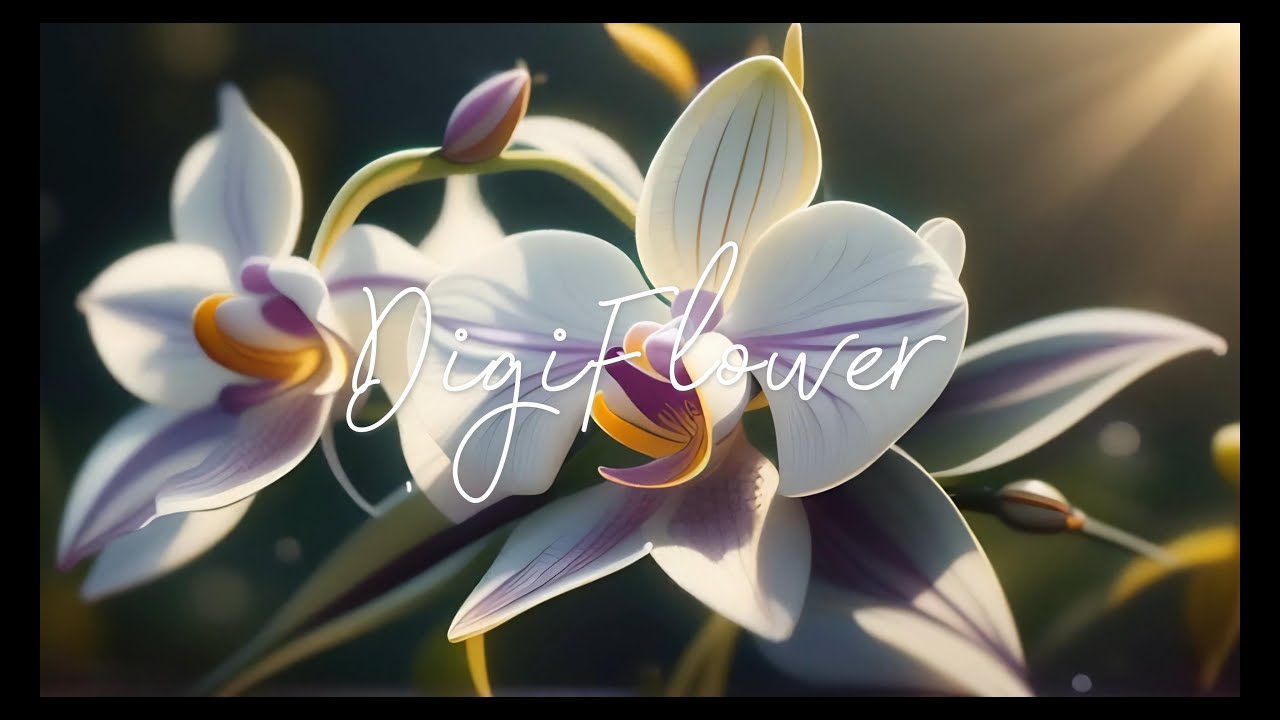 Digi Flowers Ai Wild Orchids just bloomed - YouTube