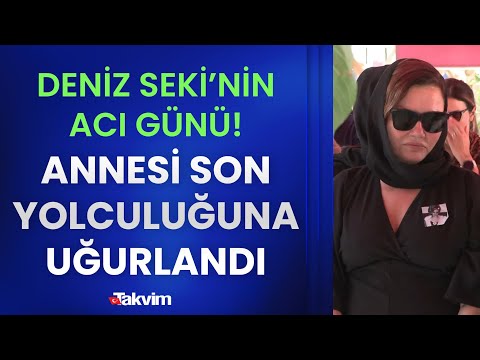 Şarkıcı Deniz Seki'nin acı günü! Annesi son yolculuğuna uğurlandı