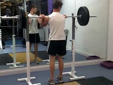 Clean and Front Squat Superset @ 1 x BW - YouTube