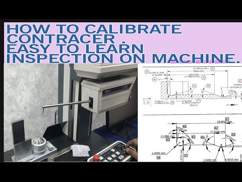 How to calibrate contracer. Easy learn to Operate machine - YouTube