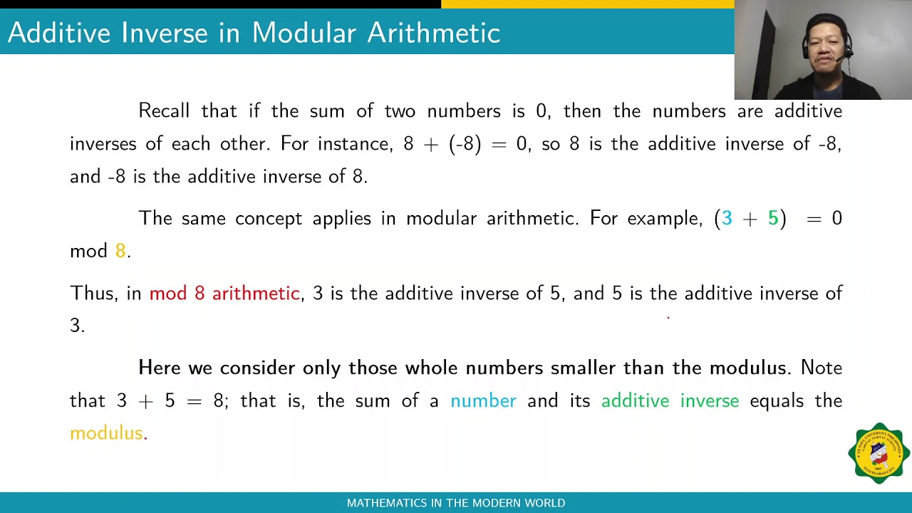 L1 Modular Arithmetic - YouTube