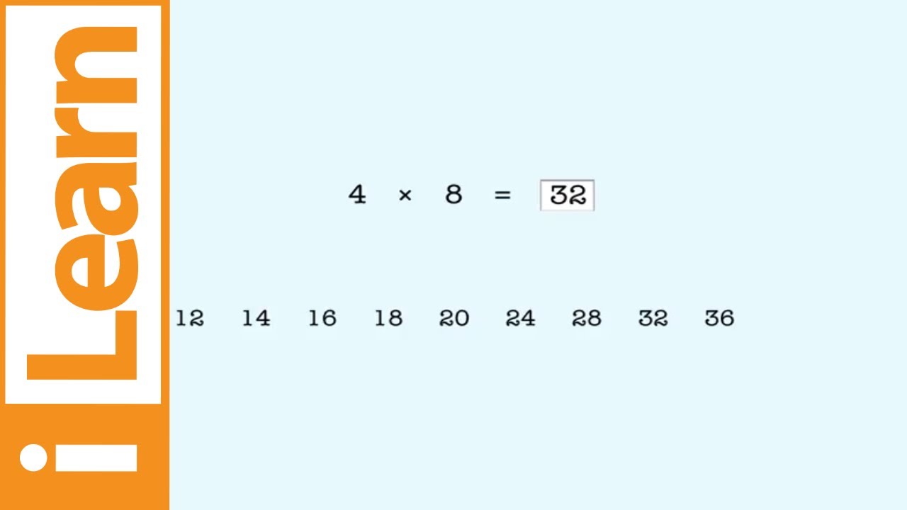 Multiplication by 8 - Fast And Easy Math Learning Videos - YouTube