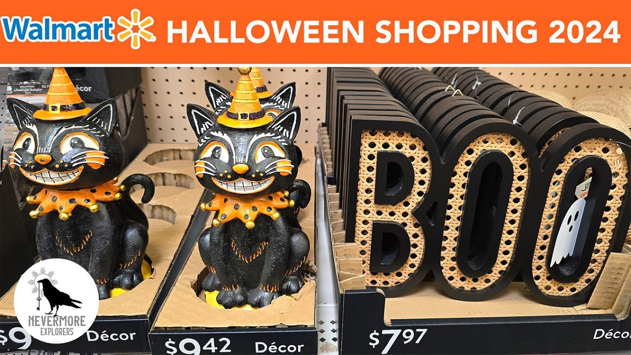 WALMART Halloween Decorations 2024 | Shop with me! - YouTube