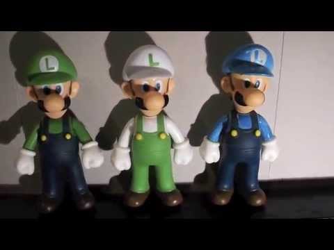 Super Smash Bros. Blue Luigi Figure - YouTube
