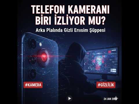 Kameran Açık Olabilir! Gizli Erişim Nasıl Anlaşılır? #kamera #gizlilik #android