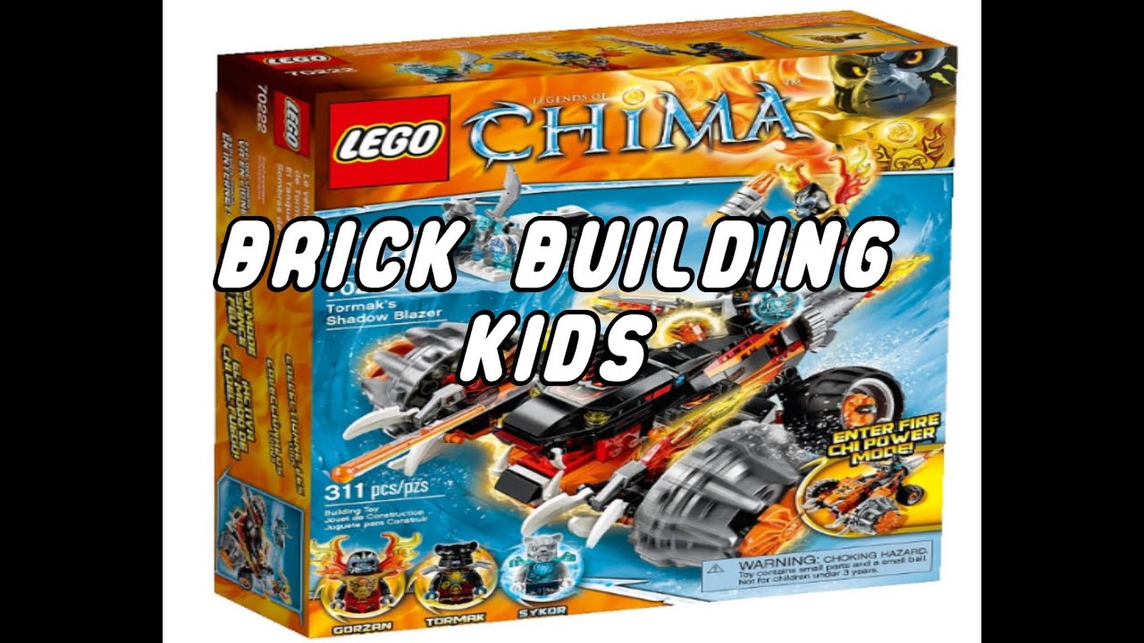 Unboxing and Building Lego Chima Tormak's Shadow Blazer 70222 - YouTube