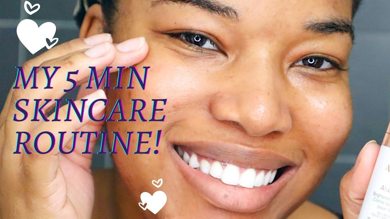 5 Minute Bedtime Skin Care Routine - YouTube