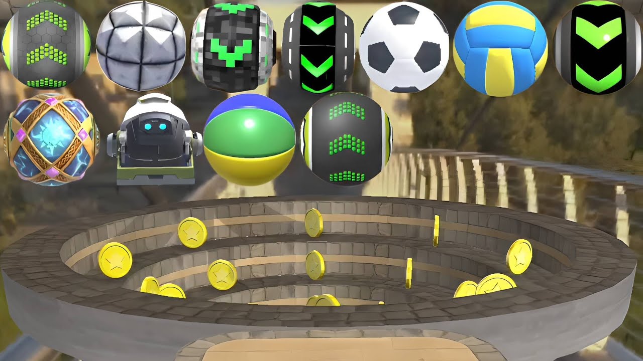 🔥 Going Balls VS Rollance Balls VS Rolling Ball Games New Race 347 ...