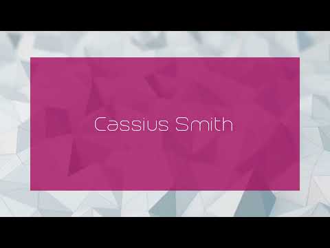 Cassius Smith - appearance - YouTube