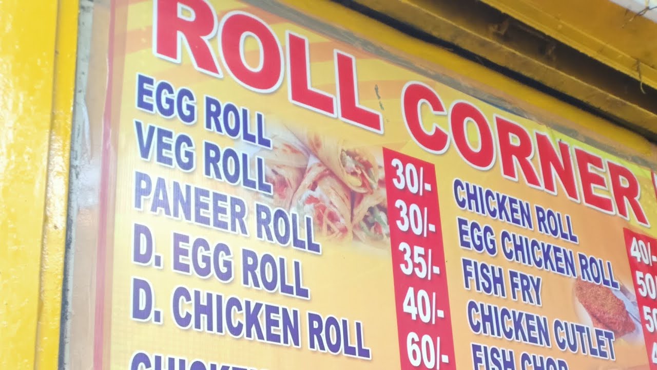 Roll Corner at Dalhousie #streetfood #snacks #eggchickenroll #fishfry # ...