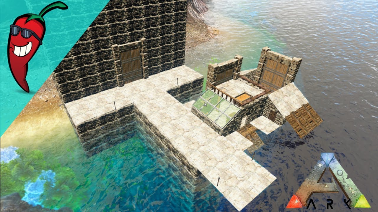 A REALLY TALL Boat Dock - Ark: The Island Gameplay Ep25 - YouTube