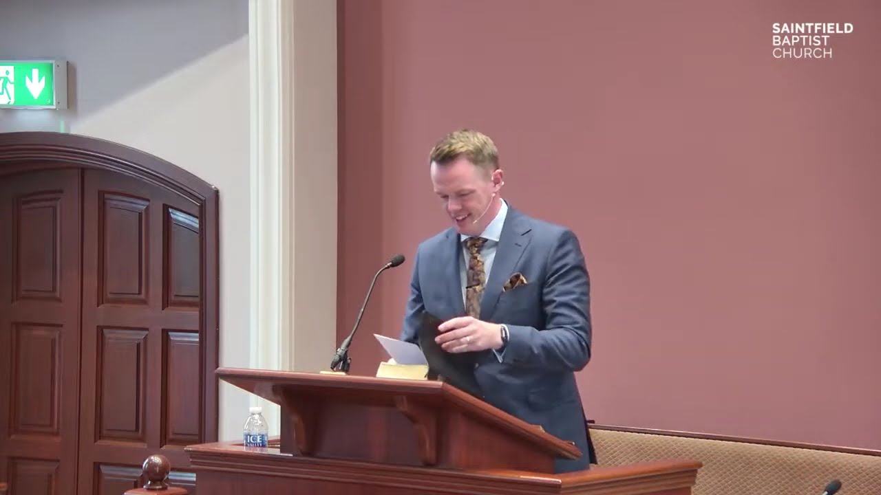 Pastor Philip Boles | Saintfield Baptist Church 11th May 2025 PM - YouTube