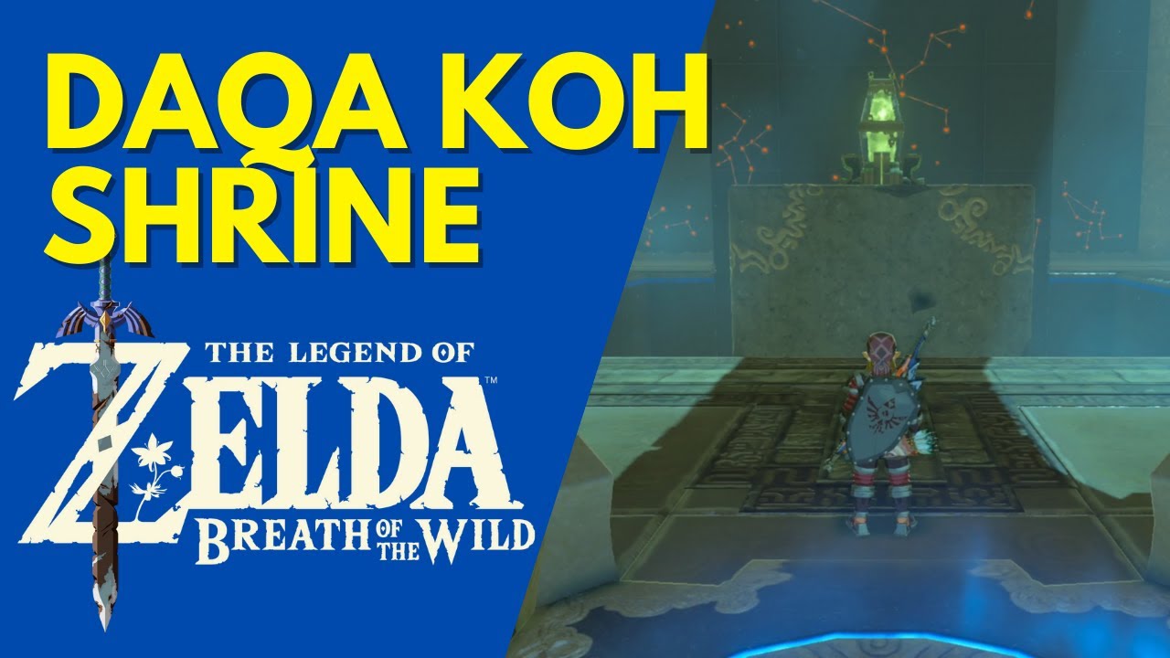 DAQA KOH SHRINE : STALLED FLIGHT | ZELDA BREATH OF THE WILD - YouTube