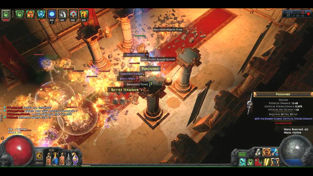 Path of Exile - Solaris Temple lvl 1 farm - YouTube