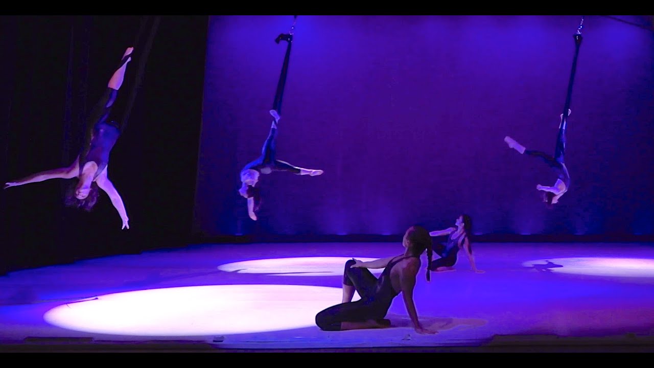 DESTINED CORE Contemporary & Aerial Dance Company Aerial Slings - YouTube