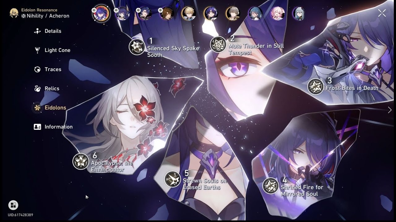 Honkai Star Rail Acheron E6 100 Only New Account Beginners Luck