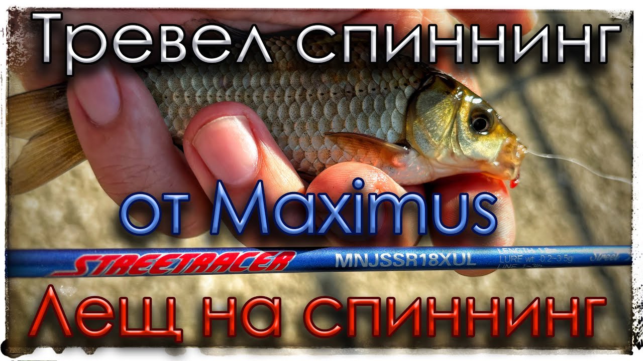Тревел спиннинг от Maximus. Лещ на спиннинг. Мормышинг. - YouTube