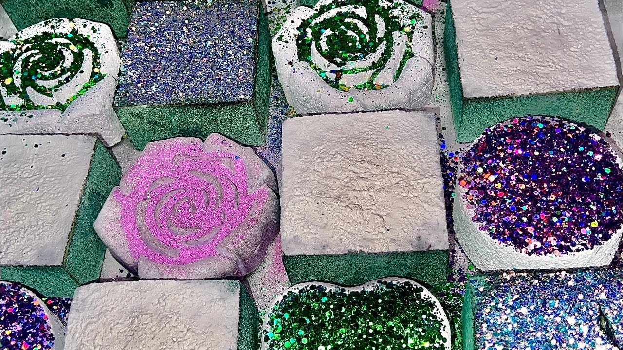2.0 speed ~ variety of soft gym chalk reforms covered in bp and glitter ...