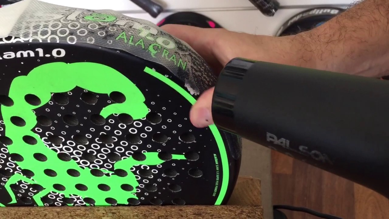 Padel en Vivo. Como poner un protector a una pala de padel con calor ...