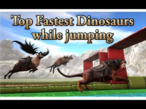 Top Fastest Creatures in ARK while JUMPING - ARK Speed tournament ...