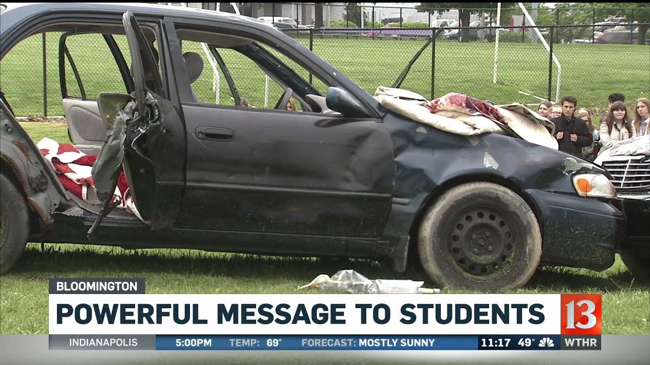 Sending a powerful message to students about prom safety - YouTube