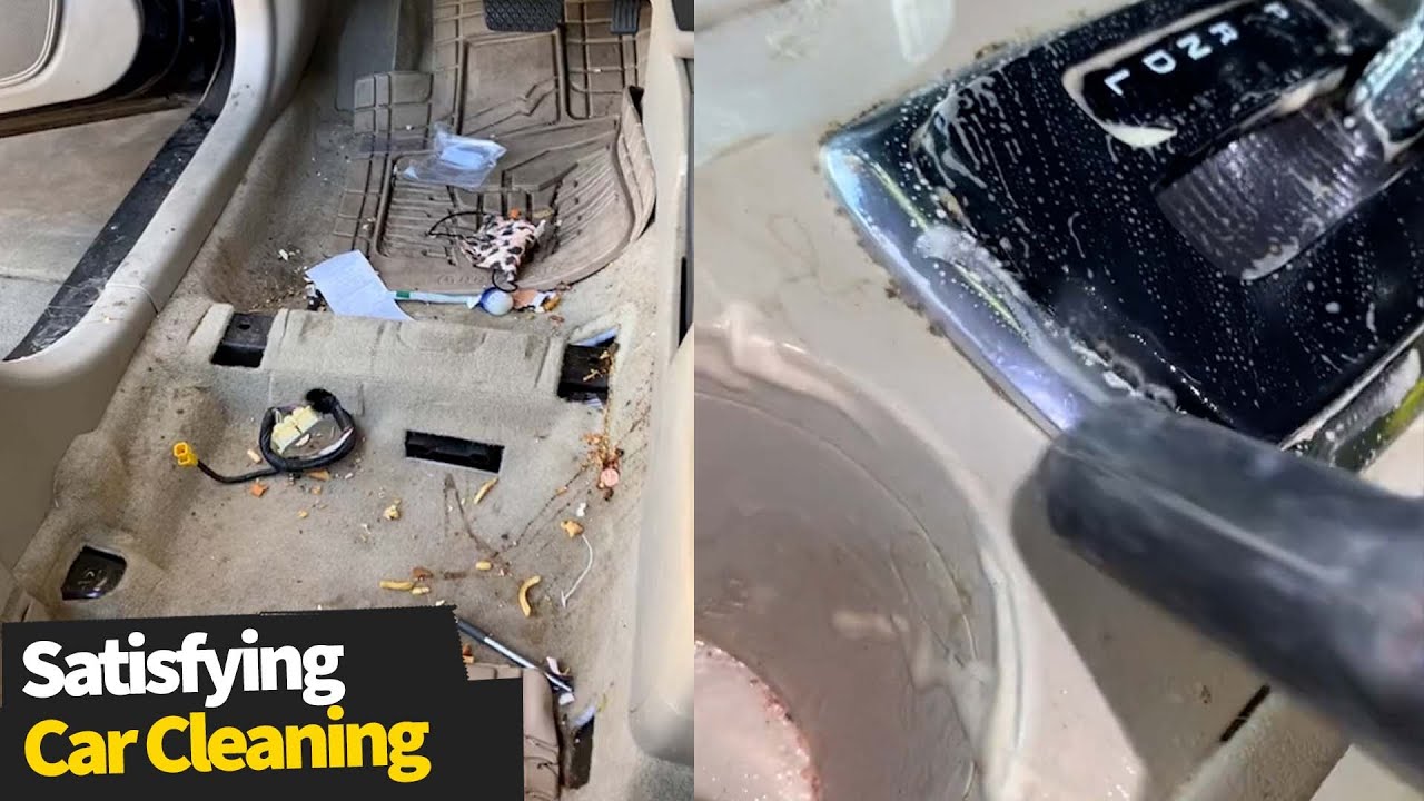 Filthy Car Gets Incredibly Satisfying Car Detailing | Satisfying Car ...