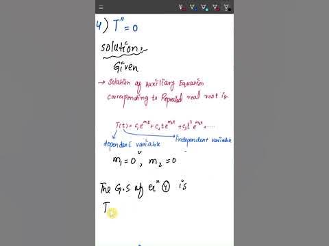 Solution of ODE Involved in Separation of Variables #differentialequations #mathtutorial #maths ...