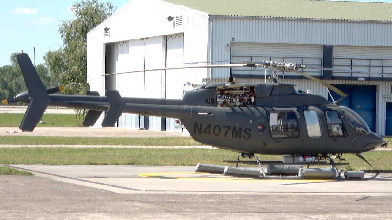 [4K] Static * Bell-407 * N407MS - YouTube