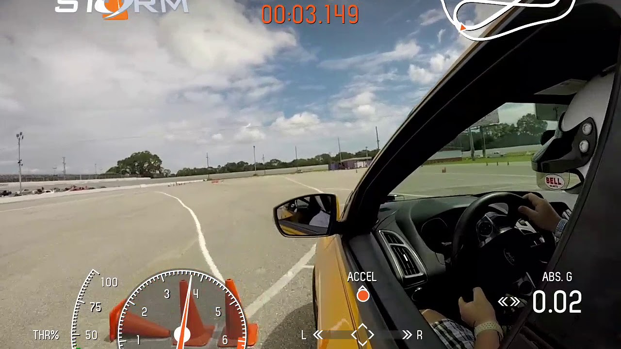 Focus ST Autocross GCR 2018-09 3rd Pax - YouTube