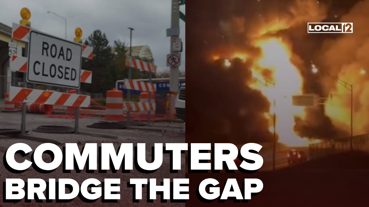 More than 30k drivers rerouted daily due to Ohio bridge fire - YouTube