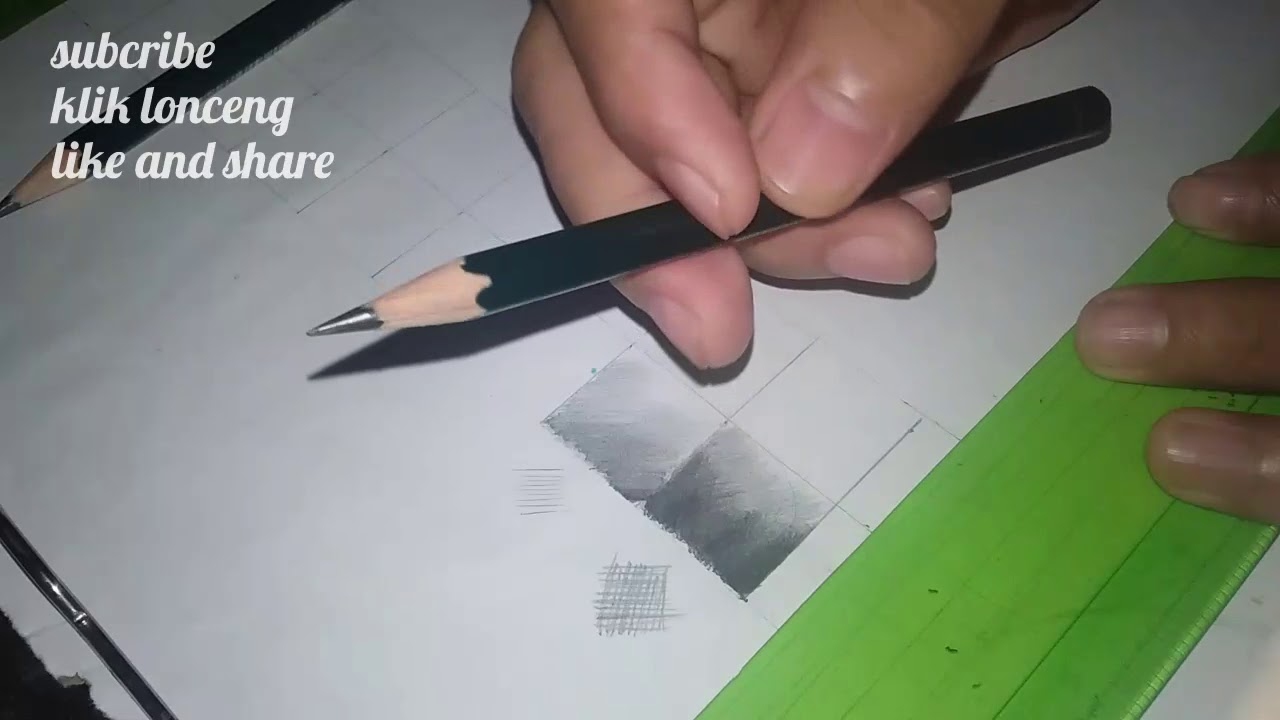 Teknik Arsir Searah - YouTube