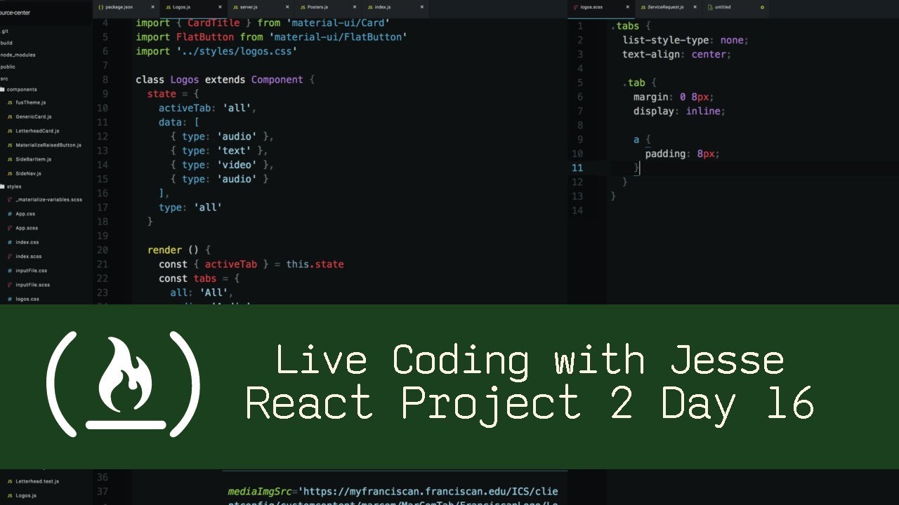 React Project 2 Day 16 Live Coding With Jesse Youtube