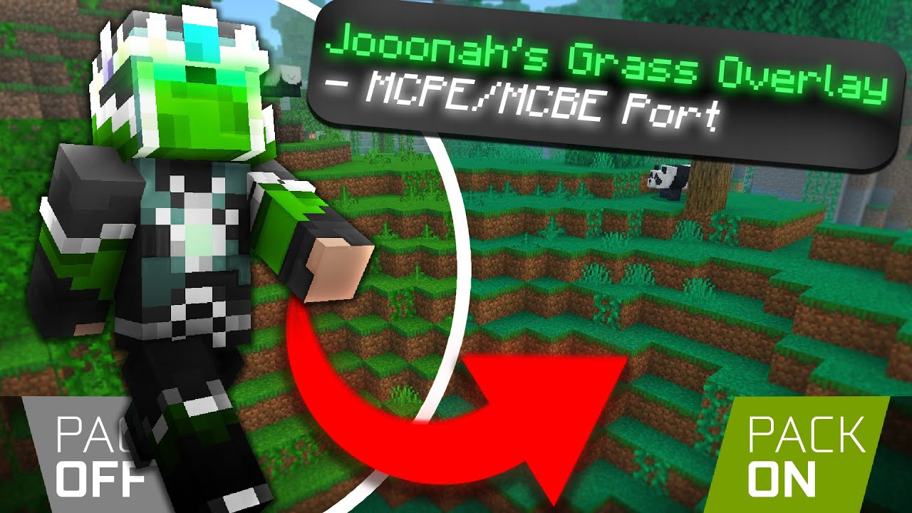 Jooonah's Grass Overlay | Release! [MCPE/MCBE] - YouTube