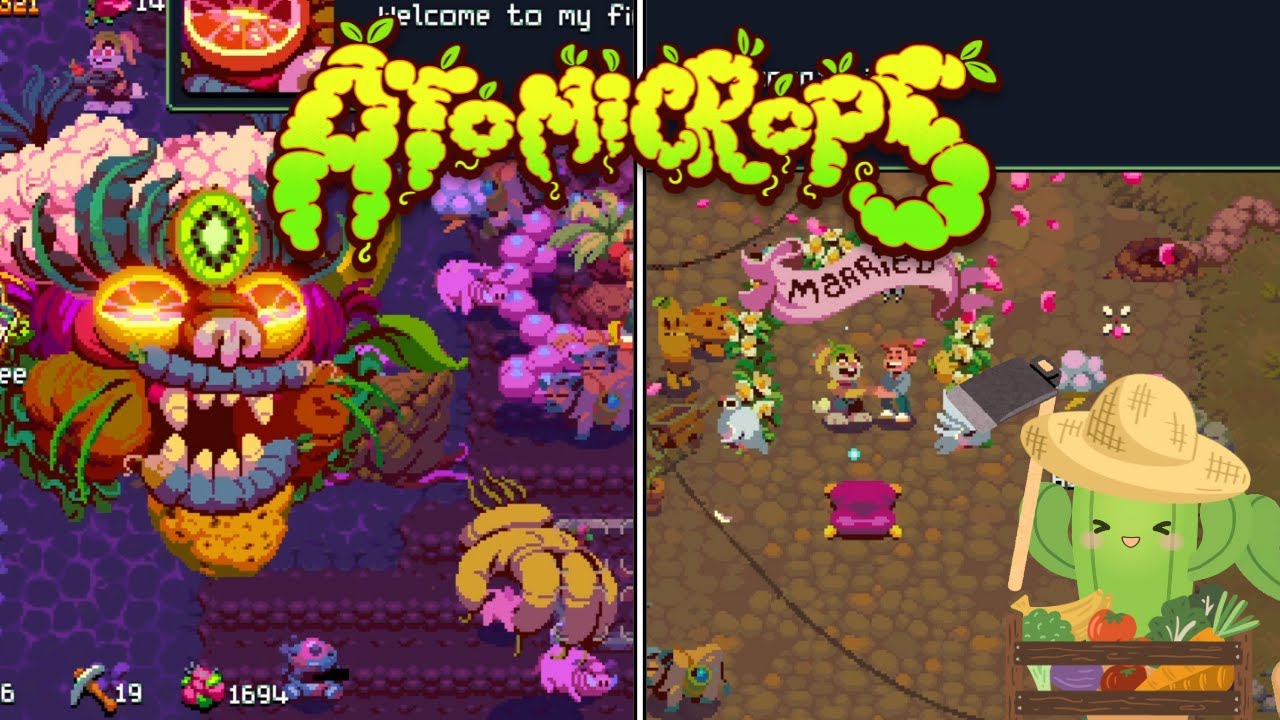 I LOST 50 Hours to this Roguelite! [ A Cactus plays Atomicrops ] - YouTube