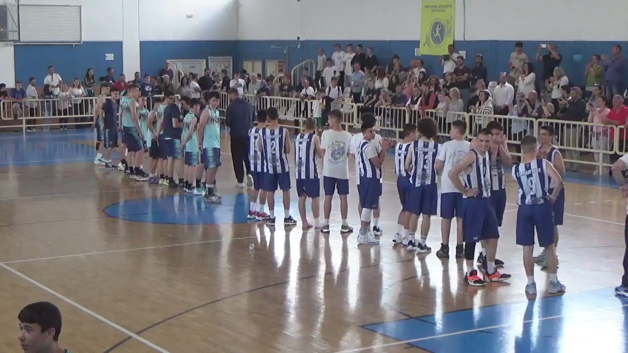 Μπάσκετ τελικός Παίδων Θεσσαλίας, Γ.Σ.Αλμυρού----- Ικαρος Λαρισας 62 ...