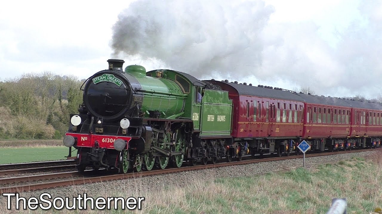61306 "Mayflower" hauls 'The Cathedrals Express' 07/03/2019 - YouTube