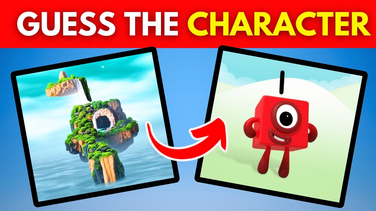 Guess the NUMBERBLOCKS Characters by ILLUSION 💫| 🔢 One, Two, Three ...