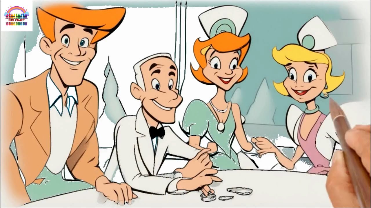 The Jetsons | Ep - 61 By Kidi Crafts | Colouring & Sketching ...