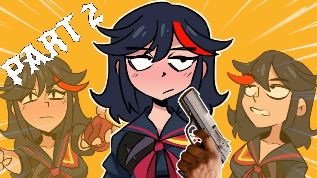 ugh fine you are my little pogchamp with a GUN- Goku vs Ryuko Matoi ...