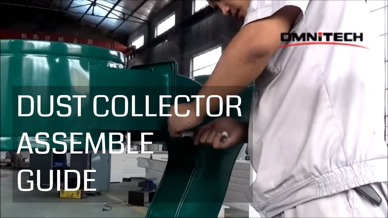 Dust Collector Assemble Guide on CNC Router China OMNI - YouTube